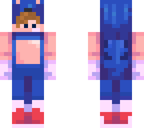 Sonic Onesie Minecraft Skins