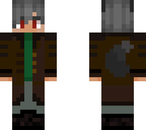 wolf werewolf detective coat tail ears | Minecraft Skins