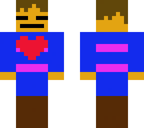 Undertale Frisk Minecraft Skins