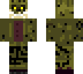 human springtrap | Minecraft Skin