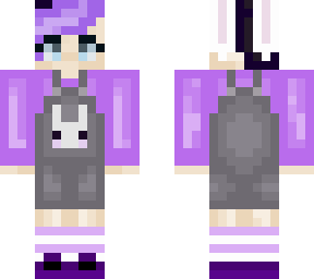 purple bunny~ | Minecraft Skin