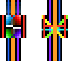 Rainbow Template | Minecraft Skin