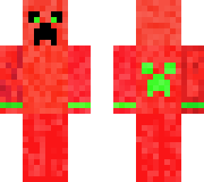 red creeper | Minecraft Skin