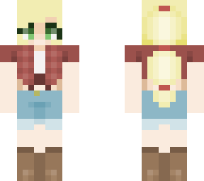 Applejack Minecraft Skins