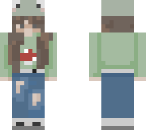 Aesthetic Frog Outfit | Minecraft Skin
