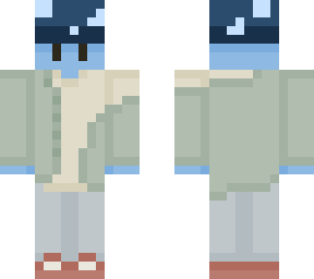 Blue mushroom | Minecraft Skin