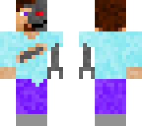 cyborg steve | Minecraft Skin