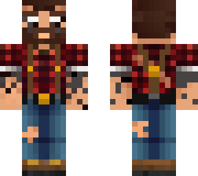 Evil Larry The Lumberjack | Minecraft Skin