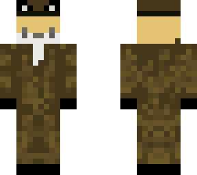 fedora fox w/suit | Minecraft Skin