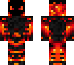 Fire Monster | Minecraft Skin