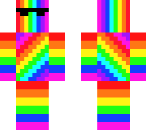 Rainbow Guy | Minecraft Skin