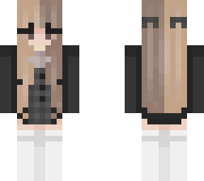 witch girl cute school pretty skirt bows | Minecraft Skins