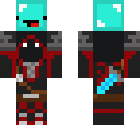 BBH holding skeppy's head | Minecraft Skin