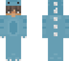 blue Dino | Minecraft Skin