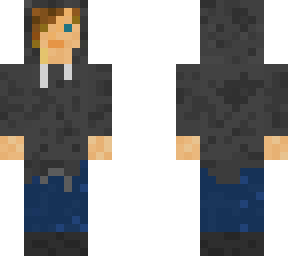 Generic Hooded Caucasian Male Long Bangs | Minecraft Skin