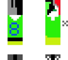 Jersey number 8 | Minecraft Skin