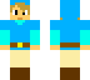 Blue Toon Link | Minecraft Skin