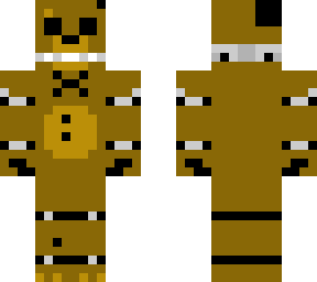 Golden Freddy Minecraft Skins