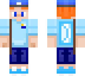 Hive Mailbot but Human | Minecraft Skin