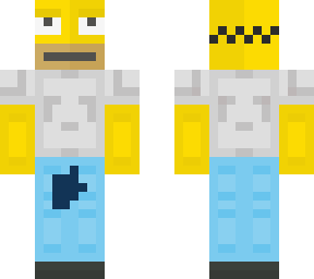 Peeing Homer | Minecraft Skin