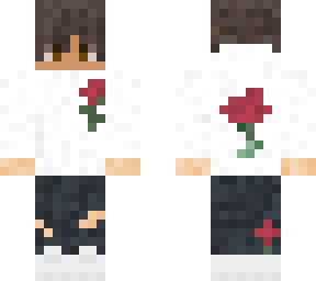 soft boy rose hoodie | Minecraft Skins
