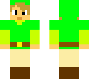 Toon Link Minecraft Skin