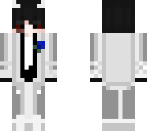 White Suit Devil | Minecraft Skin