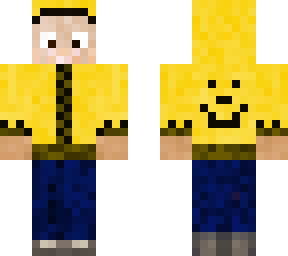 yellow hood steve | Minecraft Skins
