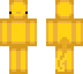 yellow axolotl base | Minecraft Skins