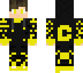 gold and black | Minecraft Skin