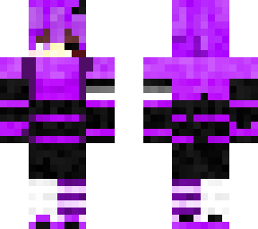 Grape Fanta with pride flag | Minecraft Skin