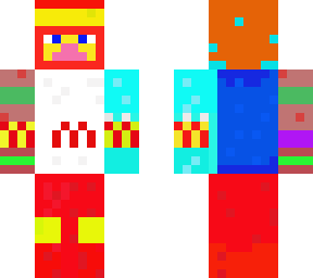 maccas man | Minecraft Skin