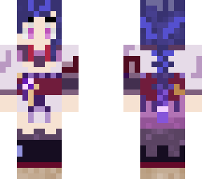 Raiden Shogun | Minecraft Skin