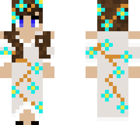 blue theme bride | Minecraft Skin