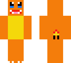 Charmander Minecraft Skins