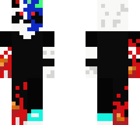 Demon panda | Minecraft Skin