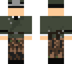 German WW2 tank commander | Minecraft Skin
