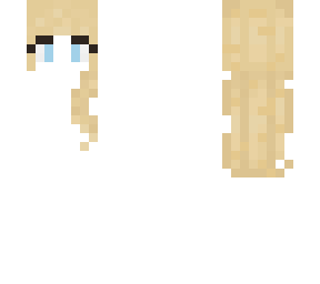 Long Blonde hair | Minecraft Skin