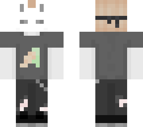 Monotone Bunny | Minecraft Skin