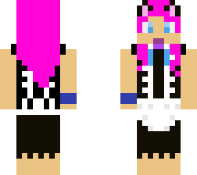 pink maid | Minecraft Skins