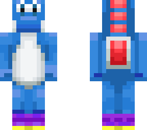 blue yoshi | Minecraft Skins