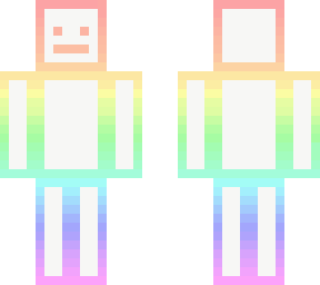 .:I updated the rainbow skin!:. | Minecraft Skin