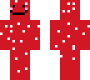 Cute Blushing Strawberry | Minecraft Skin