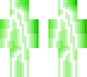 Green lightning | Minecraft Skin
