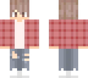 cute flannel boy | Minecraft Skins