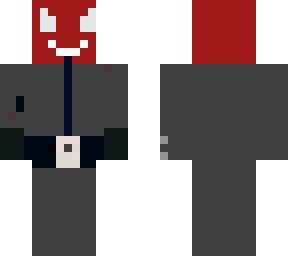 Red skull | Minecraft Skin