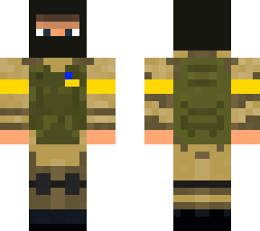 Ukrainian Soldier | Minecraft Skin