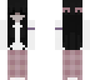 cancer ribbon with pink pjs | Minecraft Skin