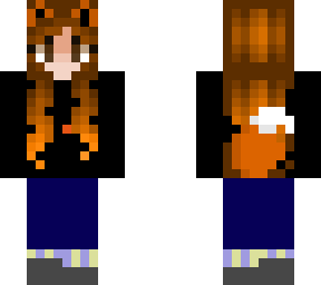 Fox gamer girl | Minecraft Skin