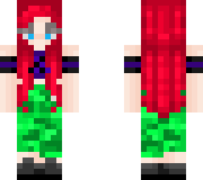 red hair blue eyes | Minecraft Skin